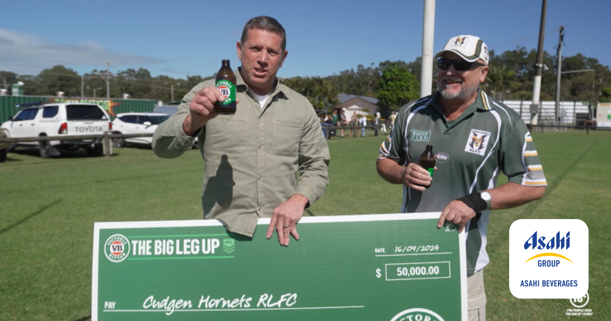 Cudgen Hornets RLFC Named the Inaugural Winner of Victoria Bitter’s Big ...