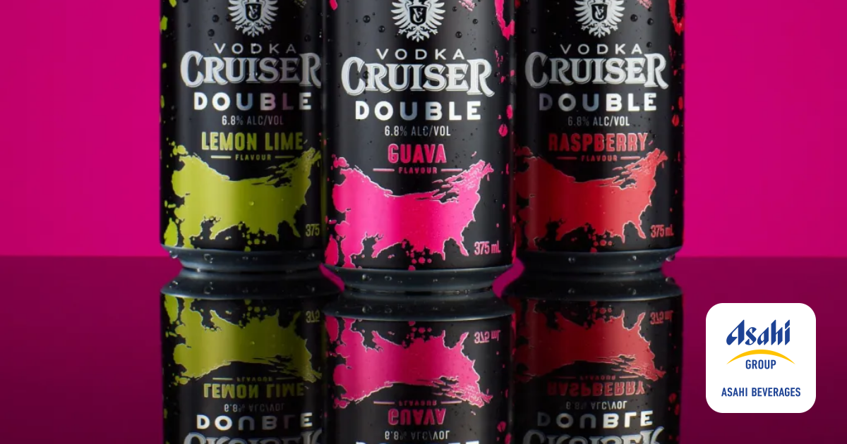 Worth a double-take, Vodka Cruiser Double is here - Asahi Beverages